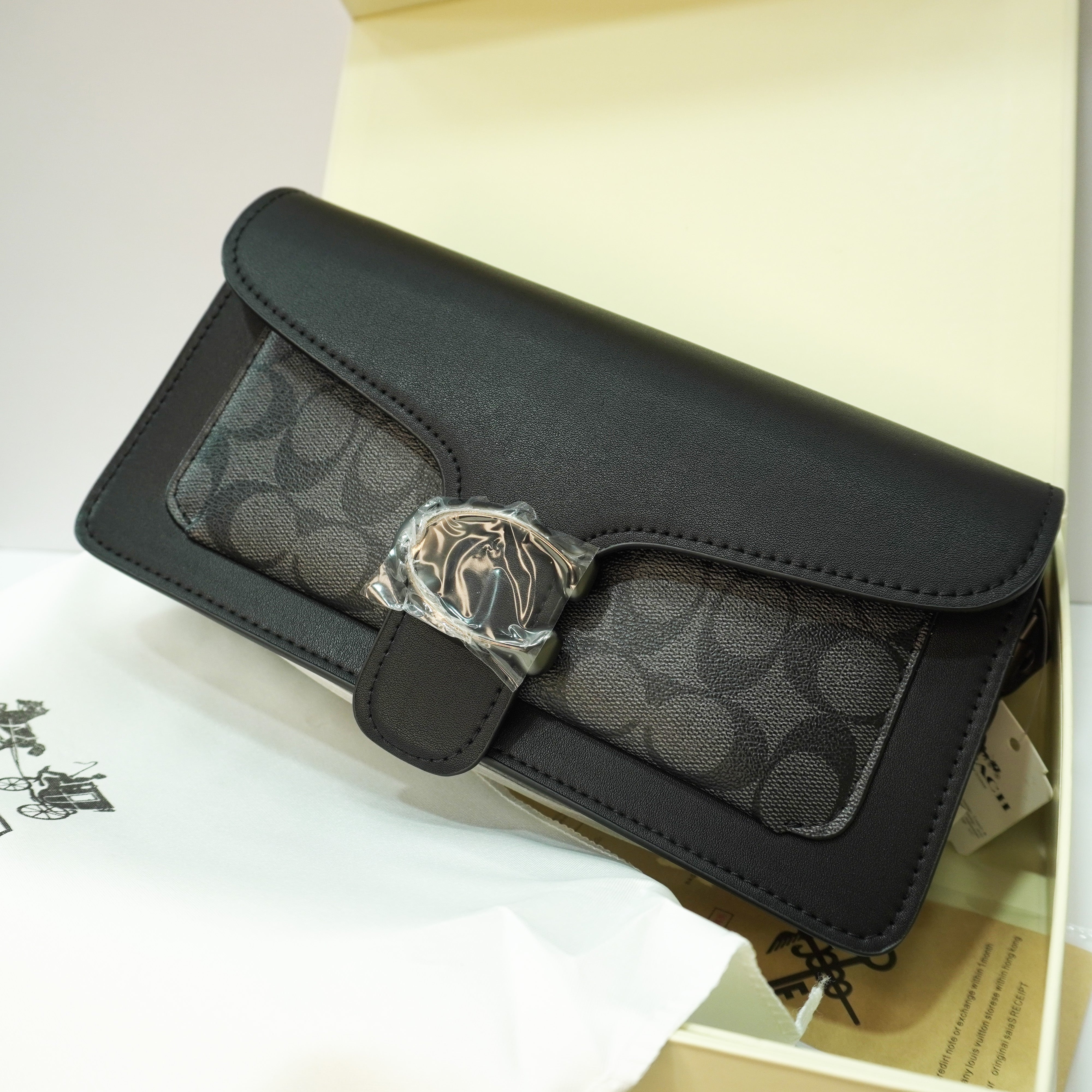 CH C Label (26) - Black/Grey Double Box – Handbags By Moksh