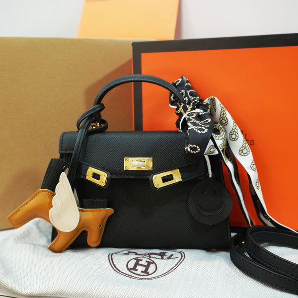 HM311 - KLY Mini Sling - Black Ultra Premium Double Box – Moksh Bag Co ...